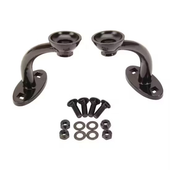 Black Highboy Headlight Mounts