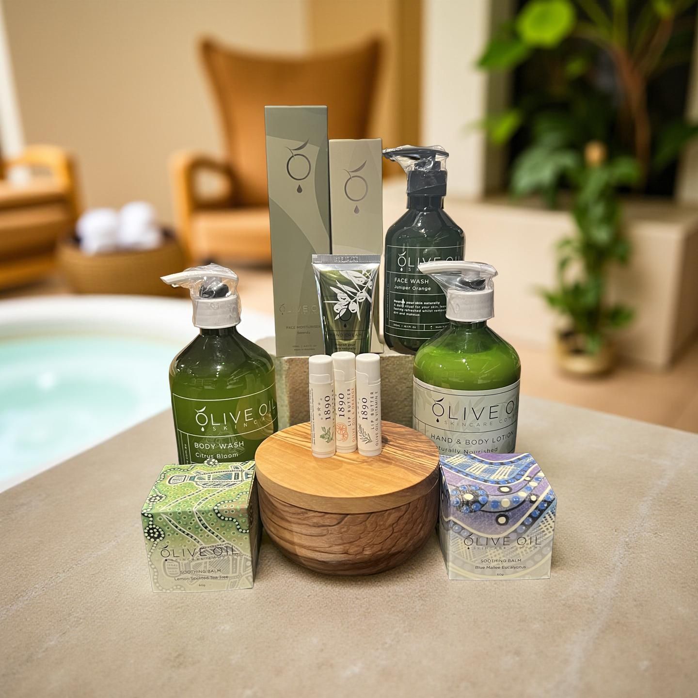 Olive Oil Skincare | Olive Oil Skincare | 1890 Grille & Lounge