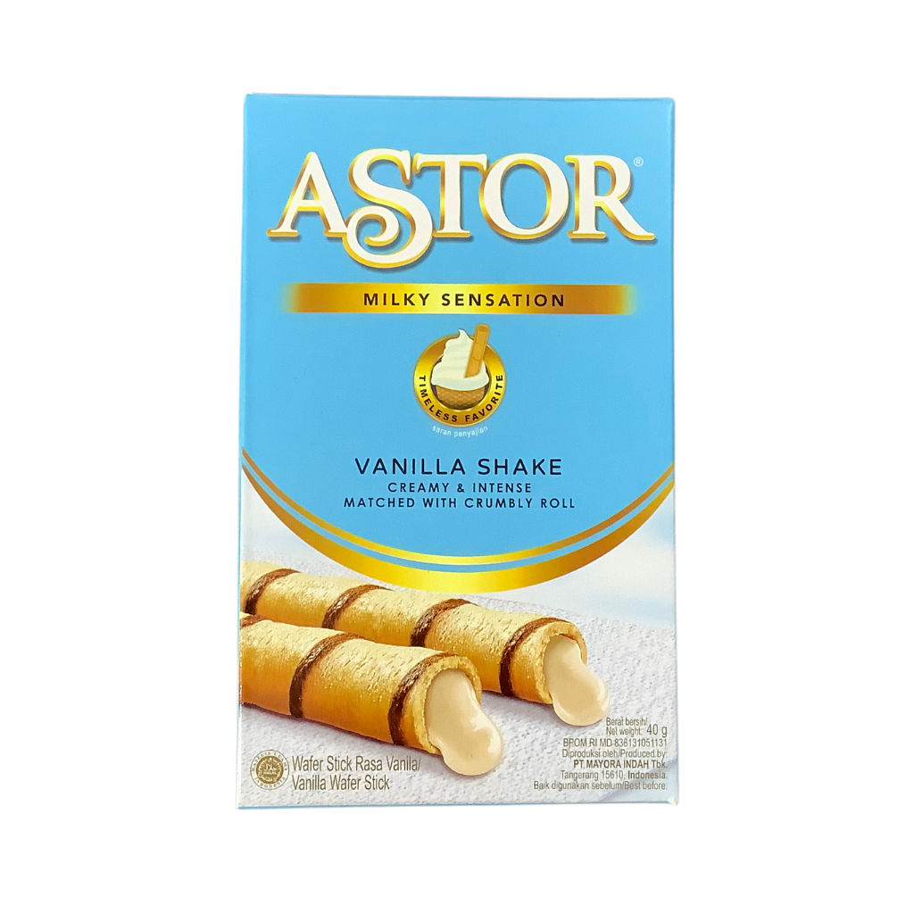 Astor Vanilla Shake Wafer Stick 40g