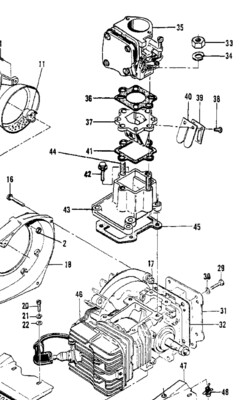 McCulloch MC-101A Carb Base Gasket