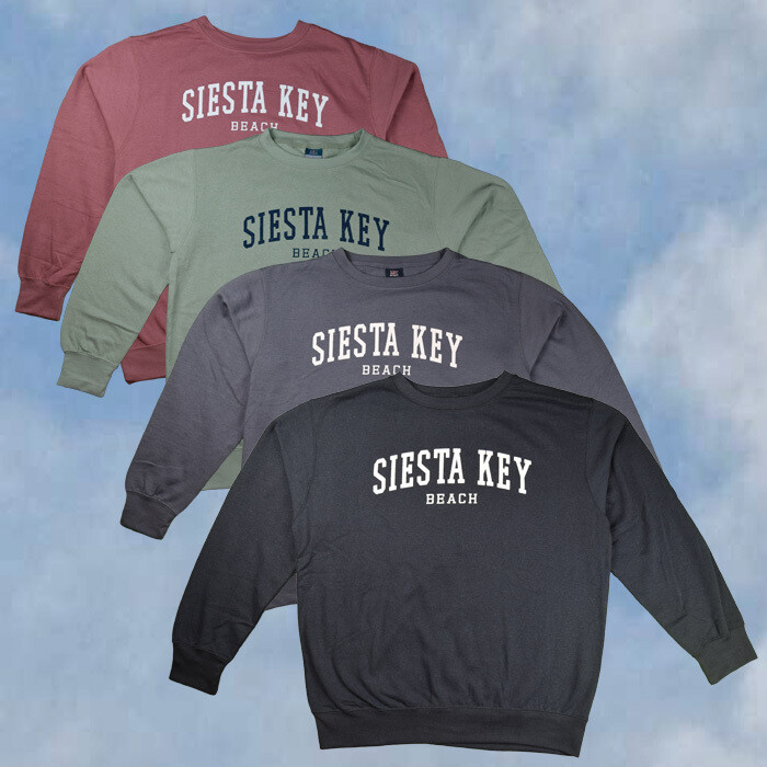 Siesta Key Crewneck Sweatshirt Siesta Key Crewneck Sweatshirt