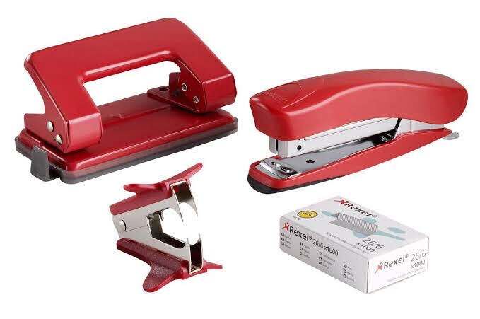 Stapler, Paper Punch & Staples