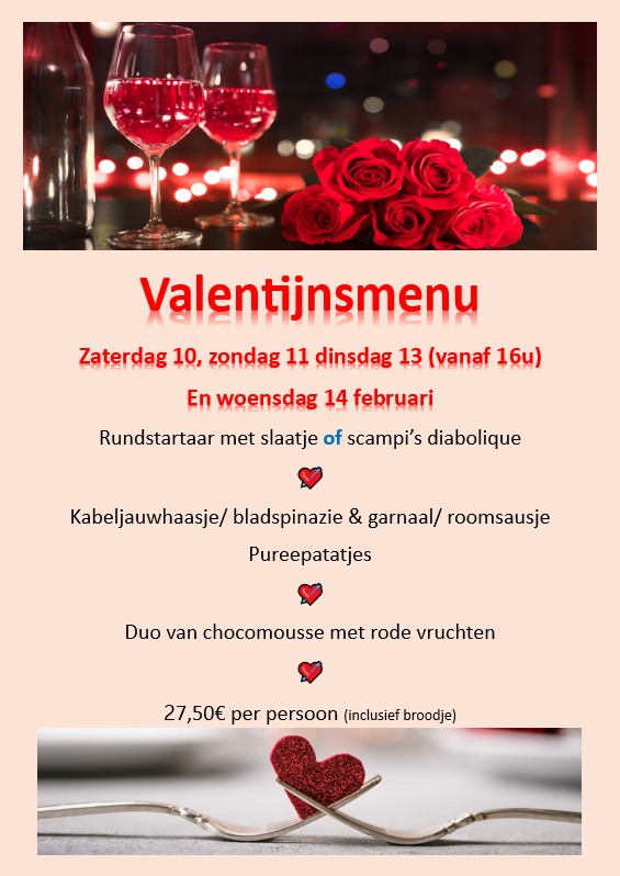 Valentijnsmenu met Scampi's Diabolique