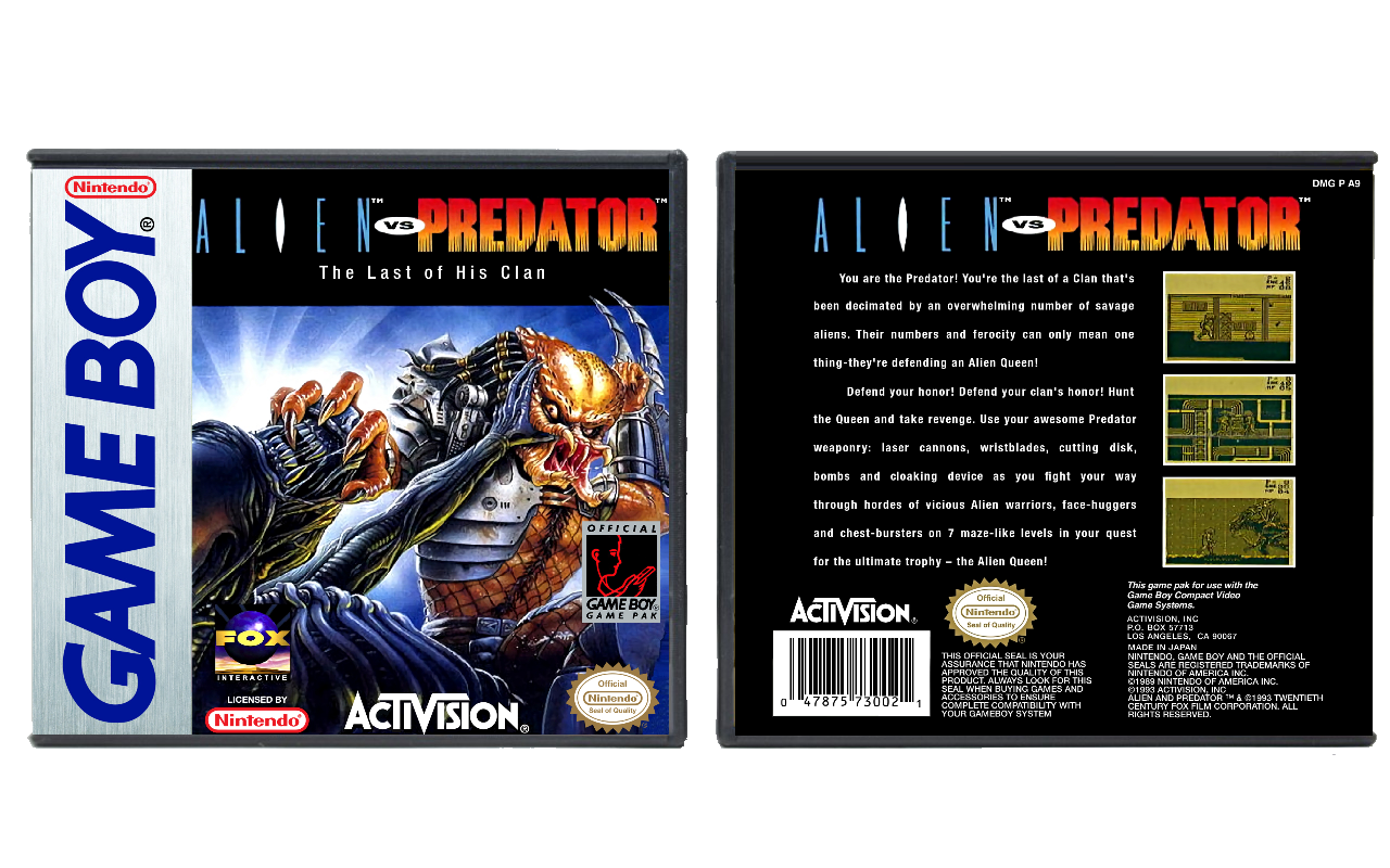 Gameboy Case | Alien vs Predator: The Last of His Clan
