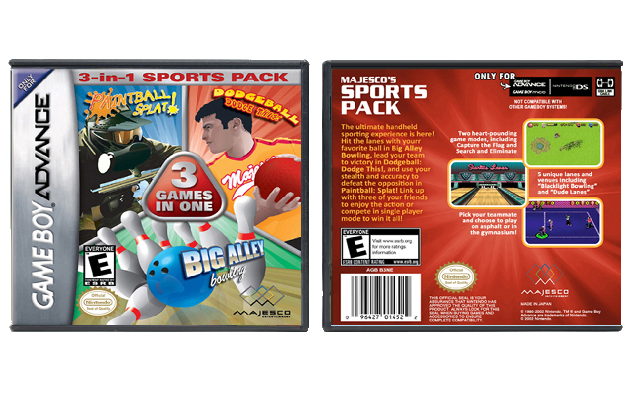 3-in-1 Sports Pack: Paintball Splat! / Dodgeball Dodge This! / Big ...