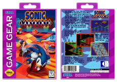 SEGA Game Gear Game Case - Sonic Labyrinth