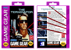 SEGA Game Gear Game Case - Terminator, The