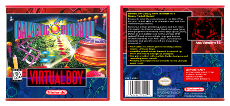 Galactic Pinball - Virtual Boy Case