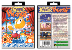 SEGA Game Gear Game Case - Dynamite Headdy
