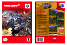 Chopper Attack - N64 Video Game Case