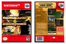 Command and Conquer - N64 Video Game Case