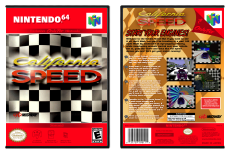 California Speed - N64 Video Game Case