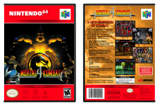 Mortal Kombat 4 - N64 Video Game Case