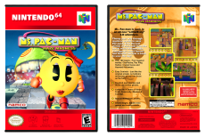 Ms Pac-Man Maze Madness - N64 Video Game Case