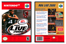 NBA Live 2000 - N64 Video Game Case
