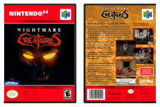 Nightmare Creatures - N64 Video Game Case