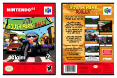 South Park Rally - N64 Video Game Case