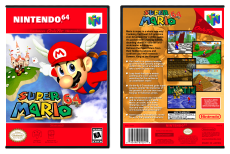 Super Mario 64 - N64 Video Game Case