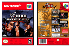 WWF No Mercy - N64 Video Game Case