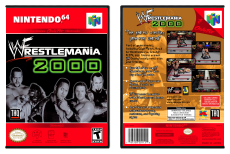 WWF Wrestlemania 2000 - N64 Video Game Case