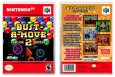 Bust A Move 2 Arcade Edition - N64 Video Game Case