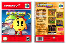 Ms Pac-Man Maze Madness - N64 Video Game Case