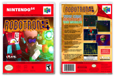 Robotron 64 - N64 Video Game Case