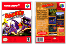 Rocket: Robot on Wheels - N64 Video Game Case