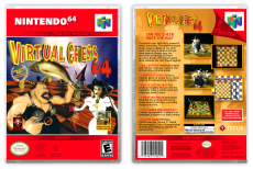 Virtual Chess 64 - N64 Video Game Case