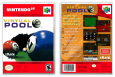 Virtual Pool 64 - N64 Video Game Case