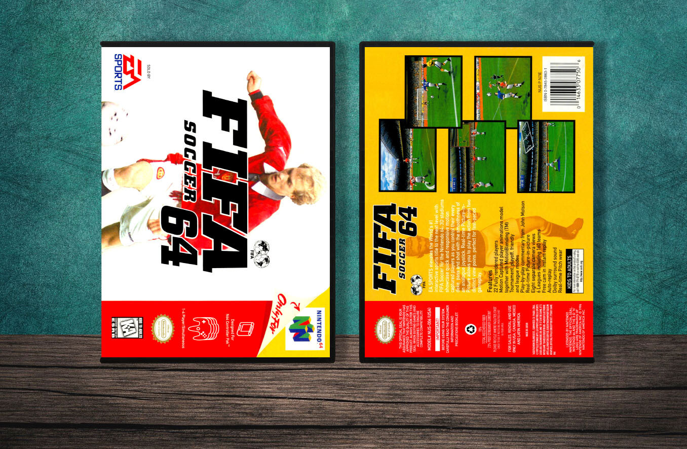 FIFA Soccer 64 - N64 Video Game Case