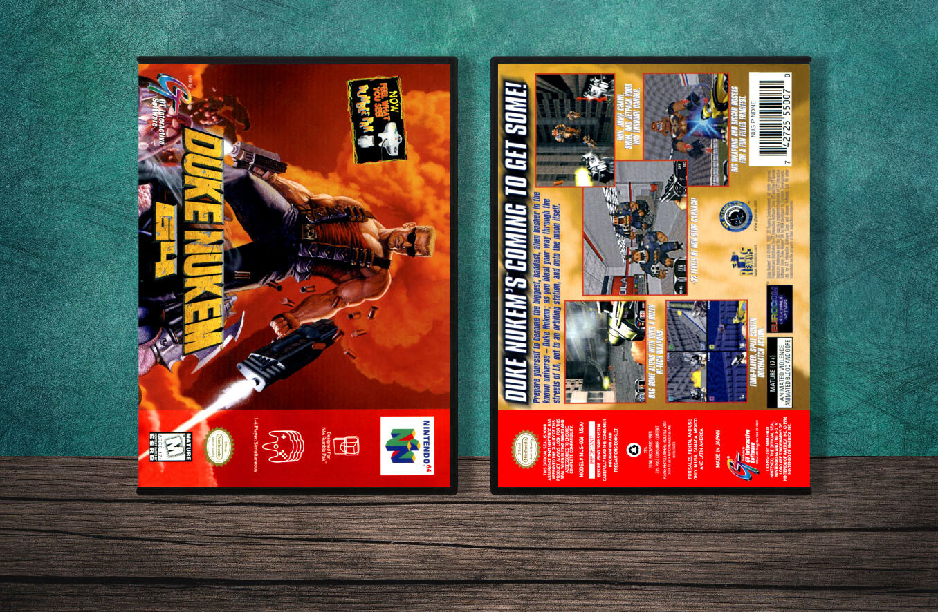 Duke Nukem 64 - N64 Video Game Case