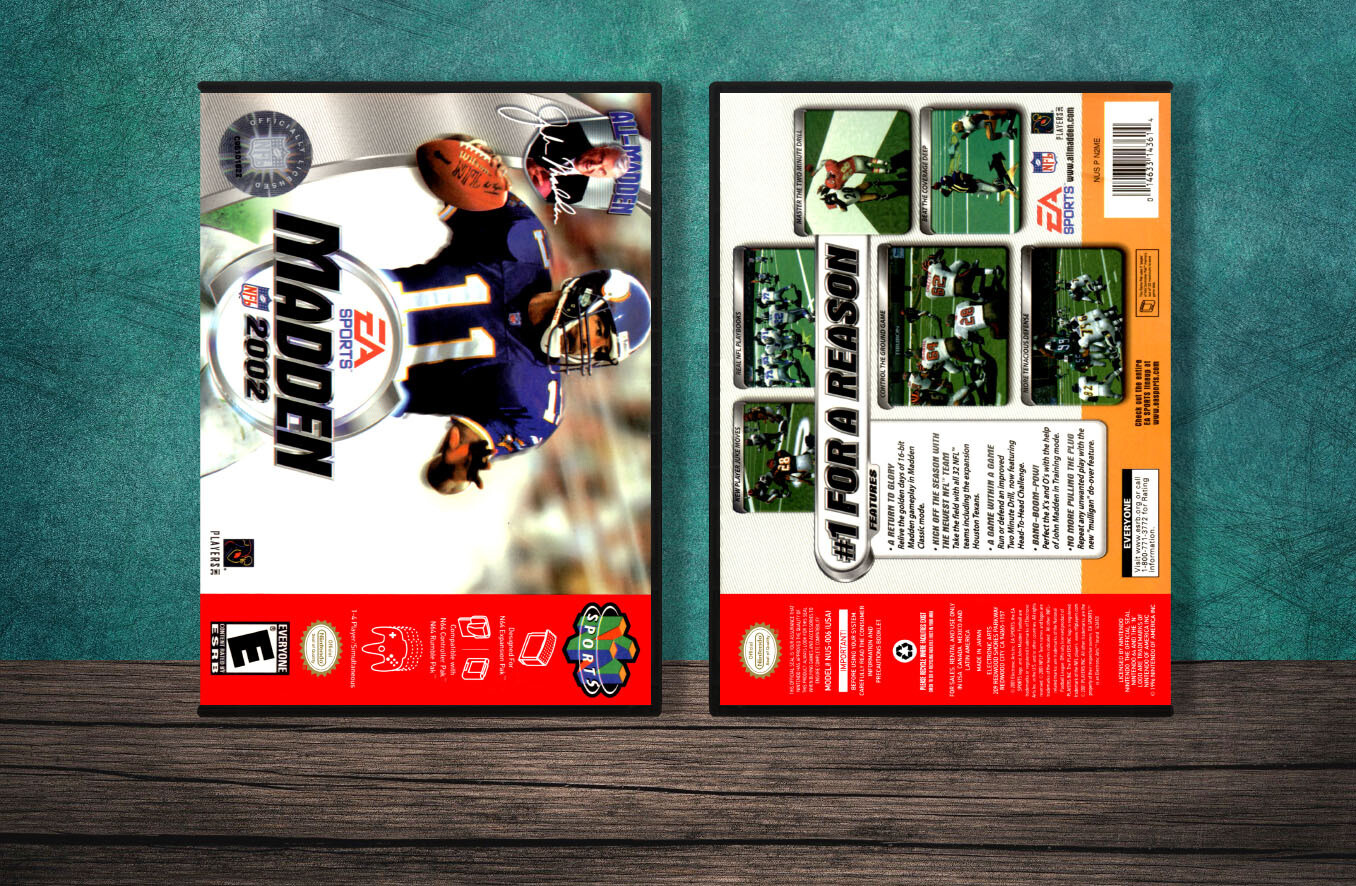 Madden 2002 - N64 Video Game Case