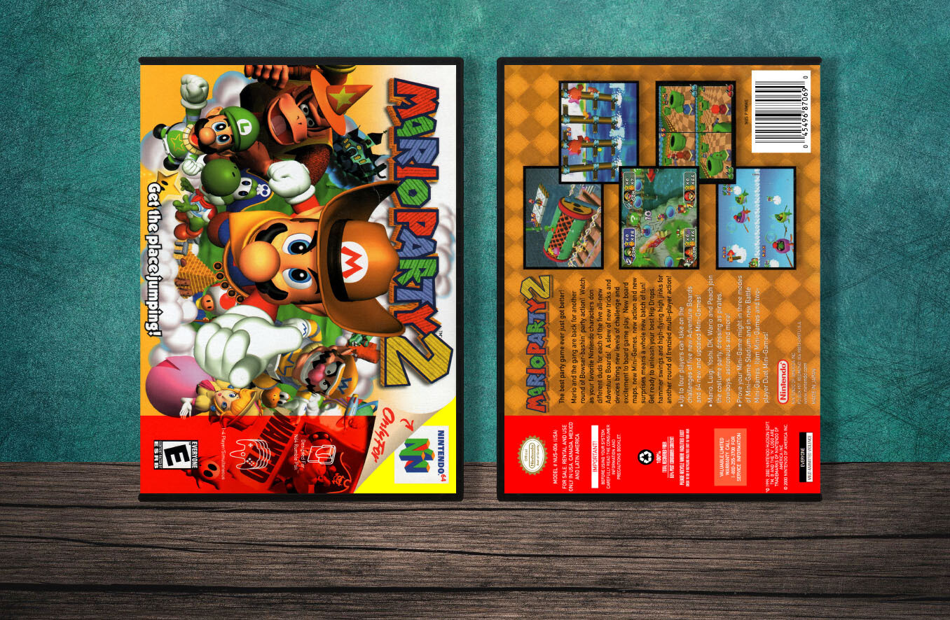 Mario Party 2 - N64 Video Game Case