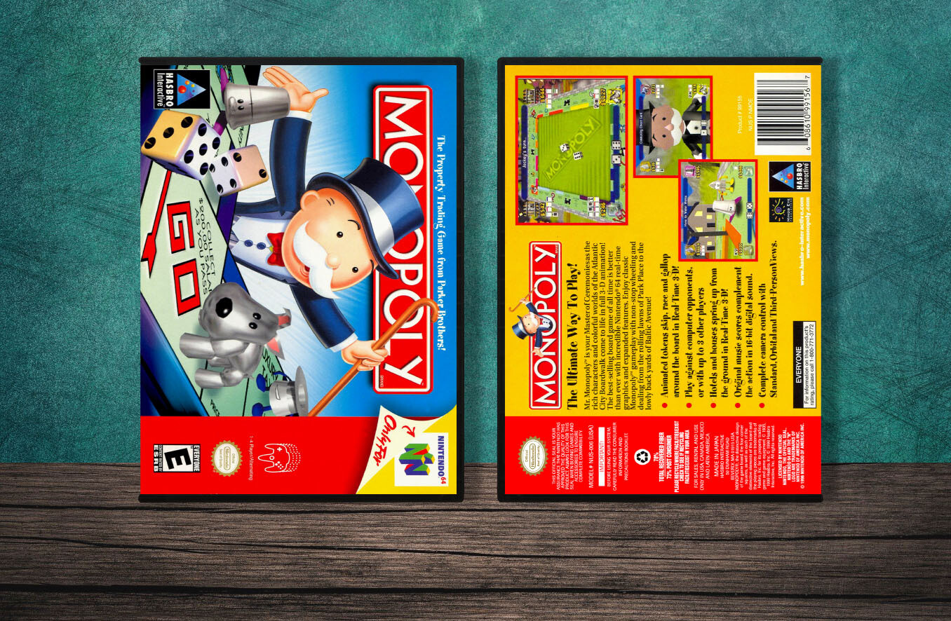 Monopoly - N64 Video Game Case