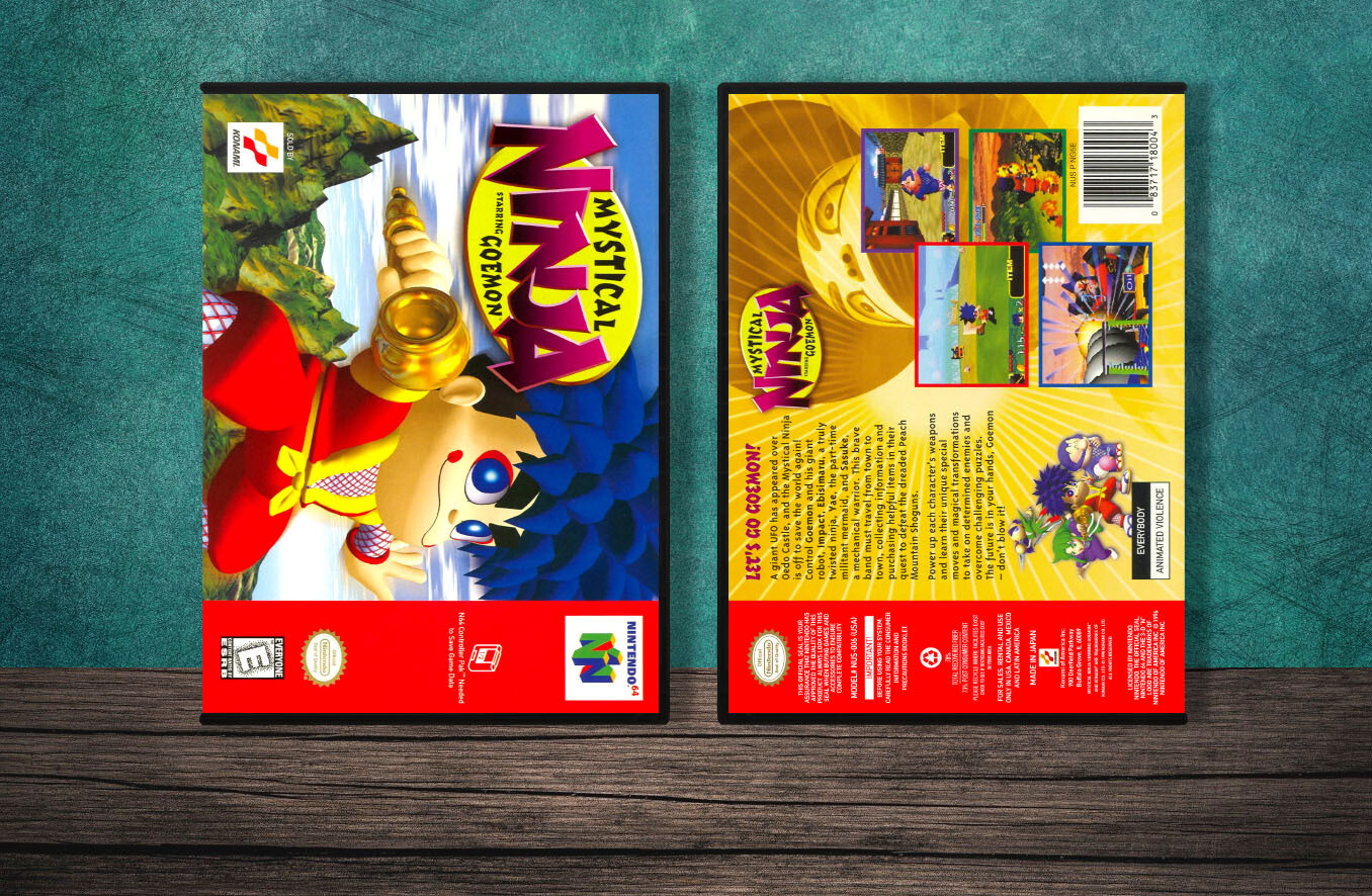 Mystical Ninja Starring Goemon - N64 Video Game Case