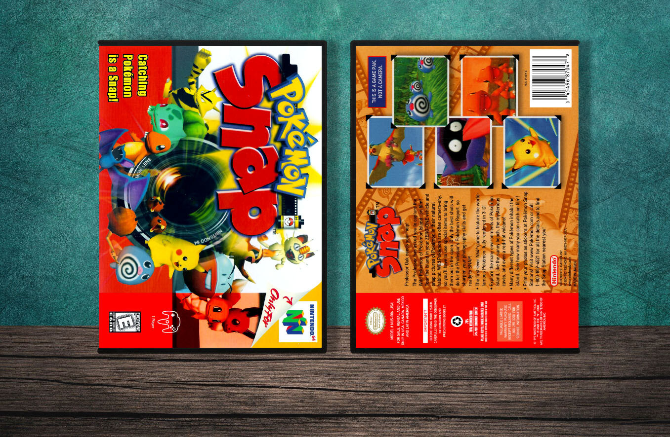 Pokemon Snap - N64 Video Game Case