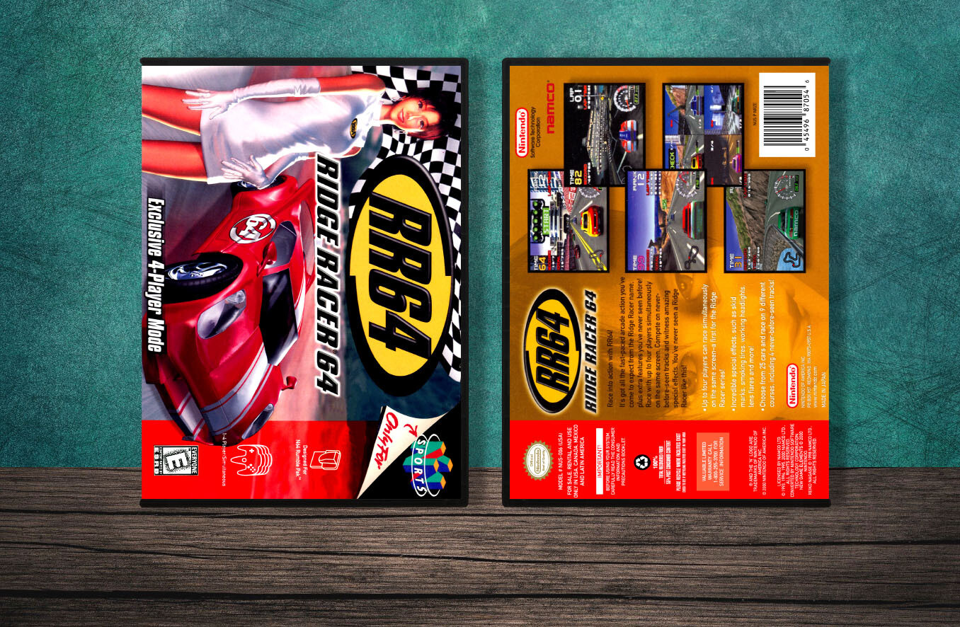Ridge Racer 64 - N64 Video Game Case