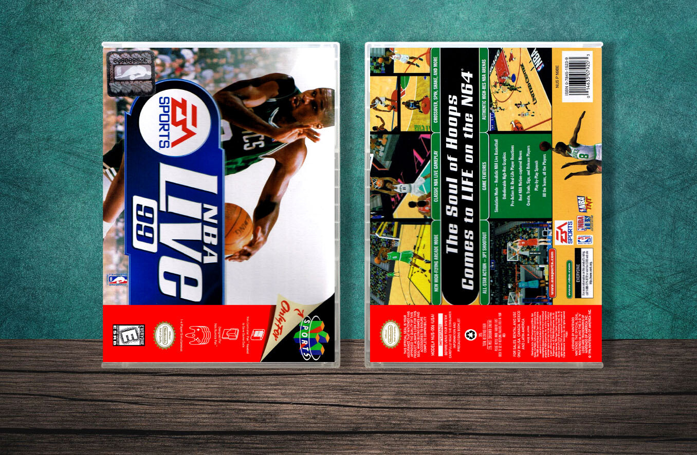 NBA Live '99 - N64 Video Game Case