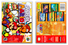 Paper Mario - N64 Video Game Case