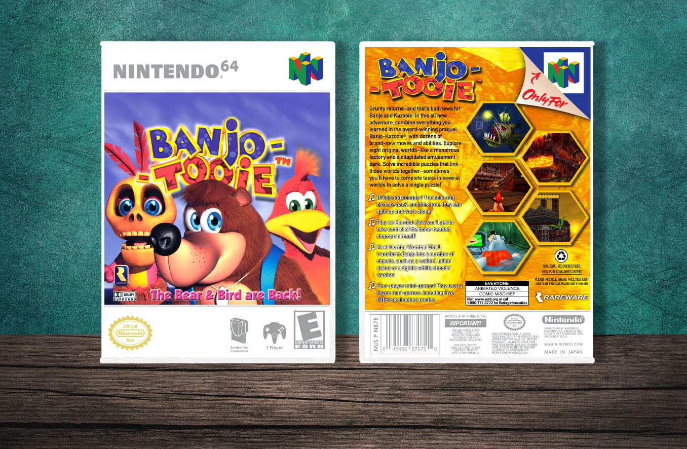 Banjo-Tooie - N64 Video Game Case