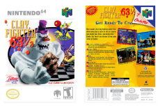 Clay Fighter 63 1/3 - N64 Video Game Case