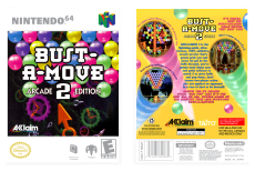 Bust A Move 2 Arcade Edition - N64 Video Game Case