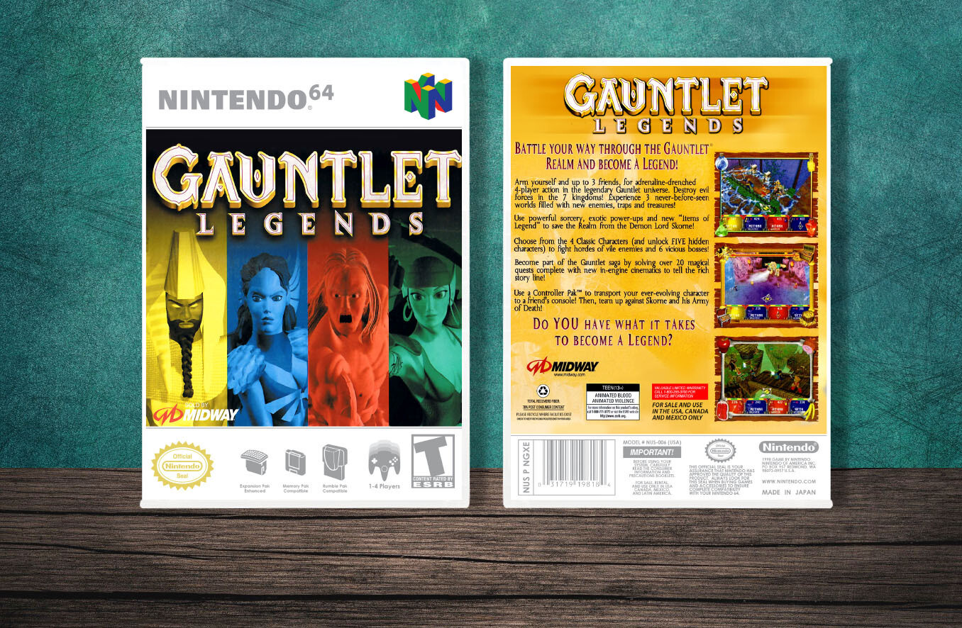 Gauntlet Legends - N64 Video Game Case