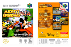 Mickey's Speedway USA - N64 Video Game Case
