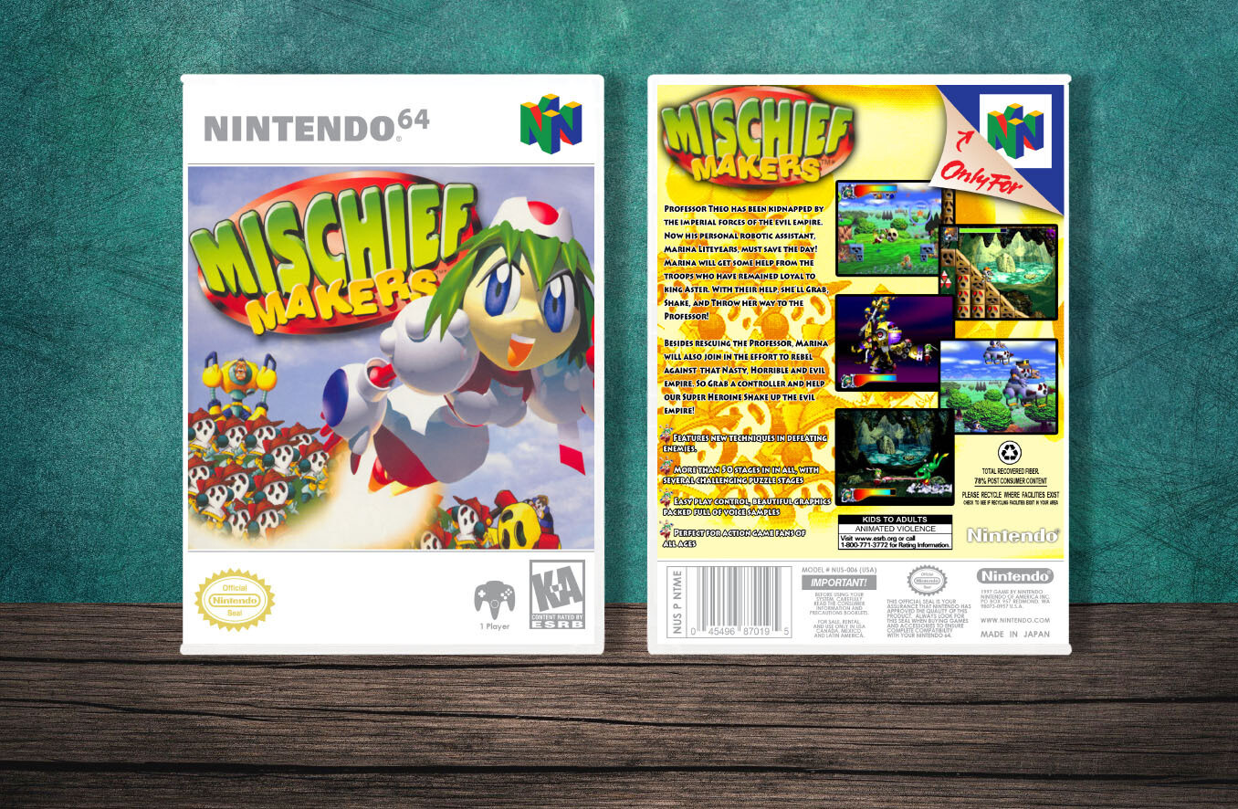 Mischief Makers - N64 Video Game Case