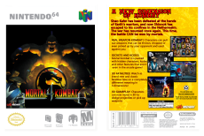 Mortal Kombat 4 - N64 Video Game Case