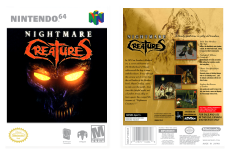 Nightmare Creatures - N64 Video Game Case