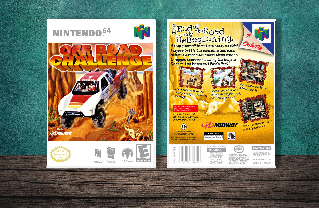 Off Road Challenge - N64 Video Game Case
