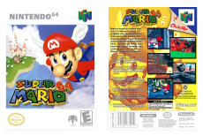 Super Mario 64 - N64 Video Game Case